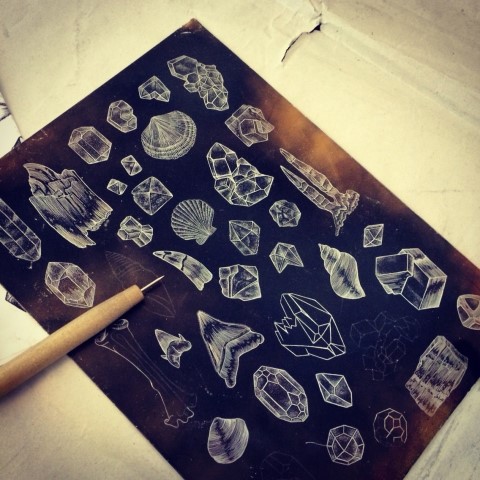 Ella Ginn/그림/판화/에칭/etching/판화공방/서울판화공방/ : 네이버 블로그