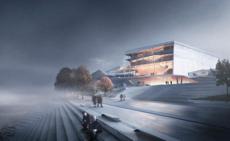 Architectonic Landscape of the Beethoven Concert Hall |Snøhetta : 네이버 블로그