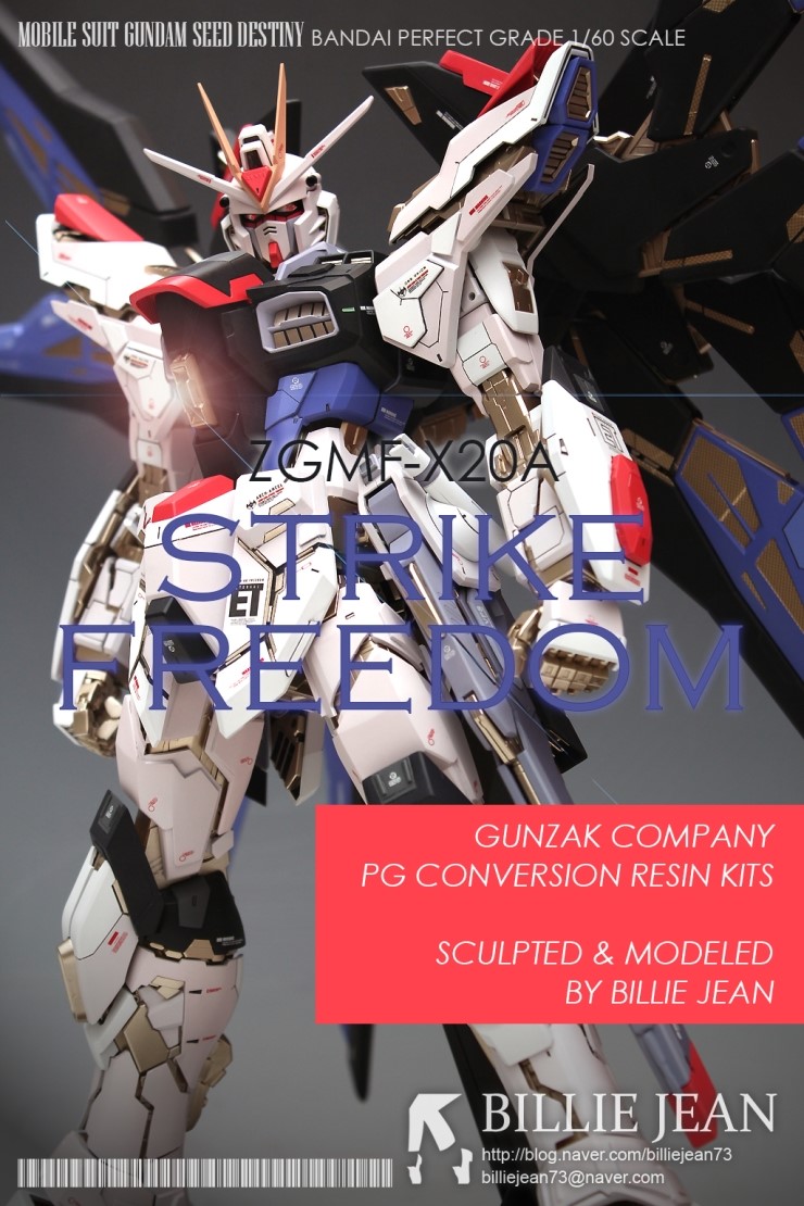 [건작컴퍼니] pg conversion resin kits (1/60 strike freedom gundam) : 네이버 블로그
