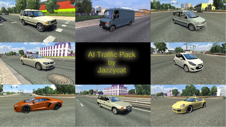 유로트럭2 AI Traffic Pack by Jazzycat v2.4 : 네이버 블로그
