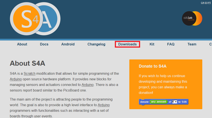 [스크래치로 아두이노 제어하기] 스크래치(S4A) 다운로드 및 설치 1강 : 네이버 블로그