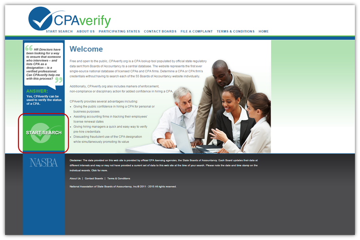 진짜 미국 CPA인지 검증하는 방법 2 - cpaverify.org에서 검색 : 네이버 블로그