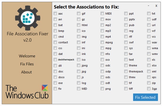 특정 파일의 연결 오류 수정하는 유틸-File Association Fixer v2.0 : 네이버 블로그