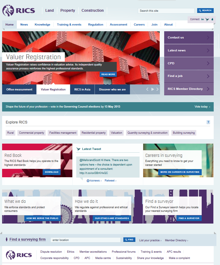 [MRICS_APC] #2. RICS 홈페이지와 친해지기 : 네이버 블로그