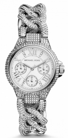 【핫딜】마이클코어스 카밀 라인스톤 크로노그라프 실버메탈시계 소개합니다~*^^* Michael Kors Camille ...
