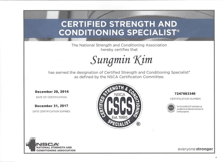 NSCA - CSCS 합격! [국제 공인 근력 컨디셔닝 전문가 ] : 네이버 블로그