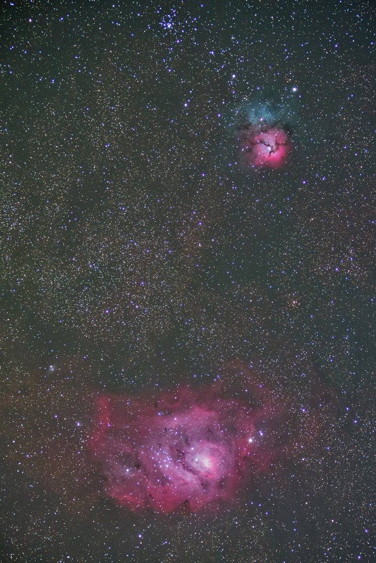 2015/04/25 M20(삼열성운), M8(석호성운, 라군성운), M21 : 네이버 블로그