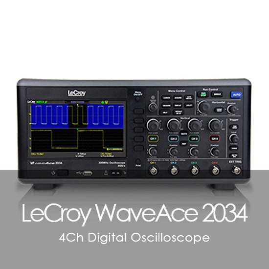 [오실로스코프] 르크로이/LeCroy WaveAce 2034; 300MHz, 4Ch Oscilloscope : 네이버 블로그
