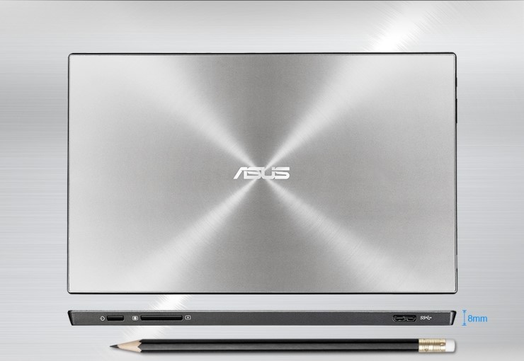 휴대용 보조 모니터(포터블 모니터) 추천 1 - ASUS MB168+ : 네이버 블로그