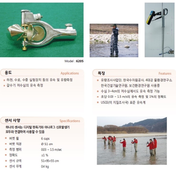 소하천 프라이스 유속계, USGS Pygmy Meter : 네이버 블로그