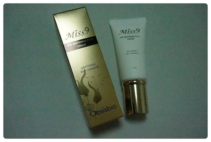 미스나인(miss9) 더 화이트닝 플러스 크림 -미백 주름기능성 : 네이버 블로그