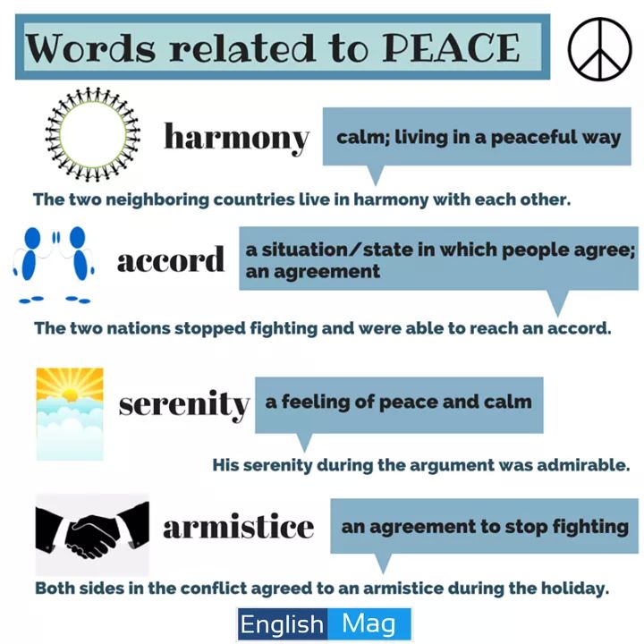 words relate to 'peace' : 네이버 블로그