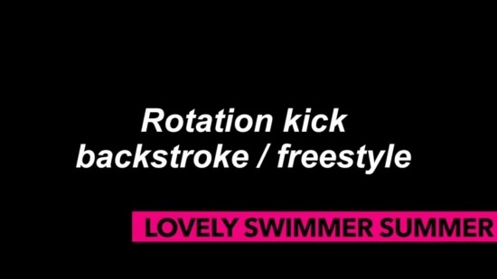 이현진 / how to freestyle / how to backstroke/rotation kick /자유형배우기/배영배우기 ...