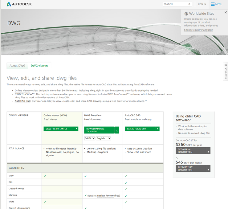 CAD Viewer - DWG TrueView 2016 - English : 네이버 블로그