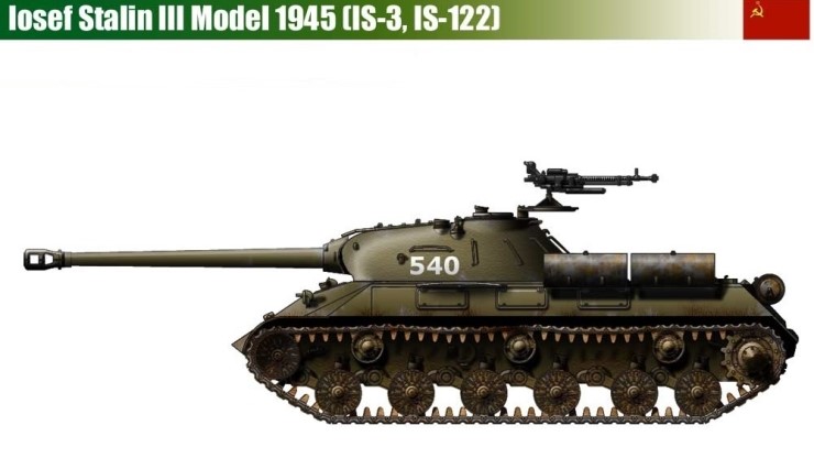 2차 세계대전 늦깍이 전차였던 소련군 IS-3 전차[After the end of World War 2 emerged was a ...