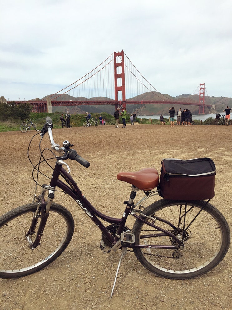 샌프란시스코 피어39 바다사자 자전거 대여 금문교 Golden Gate Bridge 소살리토 Sausalito