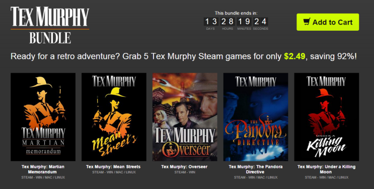 [스팀]Tex Murphy Bundle 구매 : 네이버 블로그