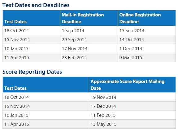 2014~2015년 해외 PBT 토플 시험 일정 : 네이버 블로그
