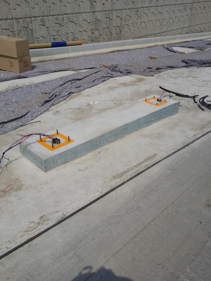 (아산 주차차단기)아산 (주)나스테크 출입구 주차차단기 2대 기초PAD 작업사진 : 네이버 블로그