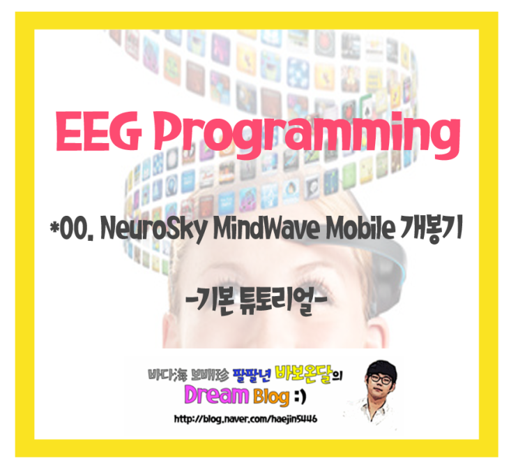 [NeuroSky MindWave Mobile] 개봉기 (기본 튜토리얼) : 네이버 블로그