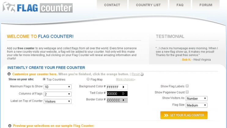 유용한 블로그 위젯 [Flag Counter] : 네이버 블로그