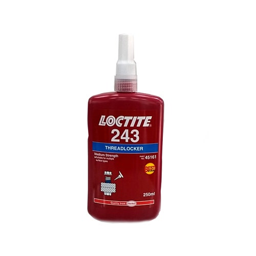 LOCTITE243 Thread Locker 용량:250ml/나사풀림방지제/나사고정제/볼트고정제/너트고정제(록타이트243 ...