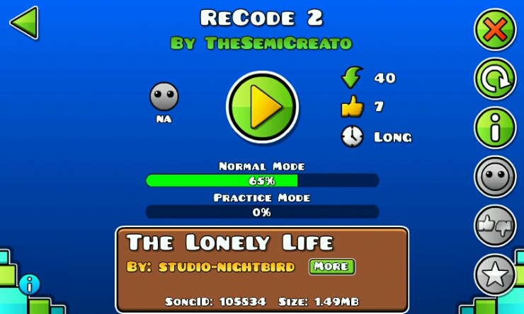 지오메트리대쉬 추천 맵(recode 2) : 네이버 블로그