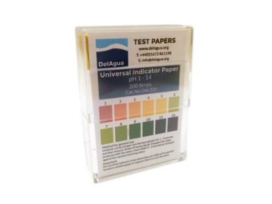 DelAgua 15804 Universal Indicator Paper Strips 1 - 14, 1Pack 200개입 pH ...