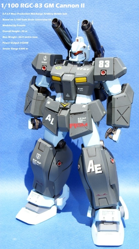 [完成] 1/100 RGC-83 GM Cannon II (짐 캐논 2) - resin conversion kit : 네이버 블로그