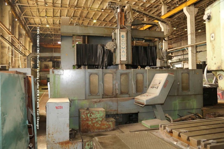 1985 COMAU CNC Vertical Turning Lathe VLN 14 with Tool Changer - 중고기계 ...