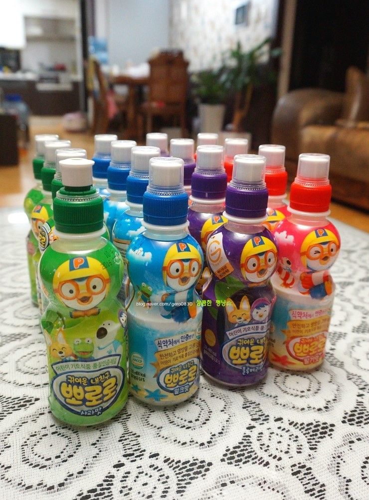 팔도 뽀로로 음료수! 식약처 인증받은 맛있고 안전한 어린이 음료~ : 네이버 블로그
