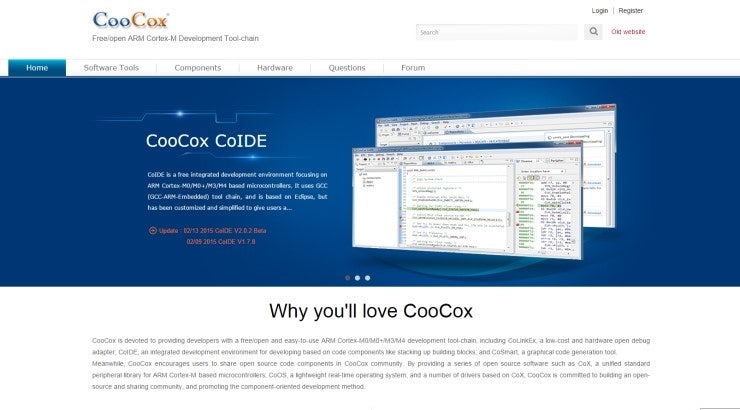 IAR 개발환경 대신 ARM Cortex-M Development 툴체인 coocox 무료 툴 : 네이버 블로그