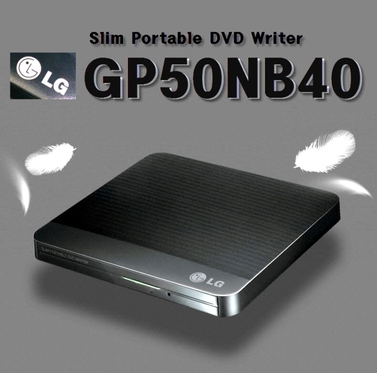 LG전자 Slim Portable DVD Writer GP50NB40 체험기 : 네이버 블로그