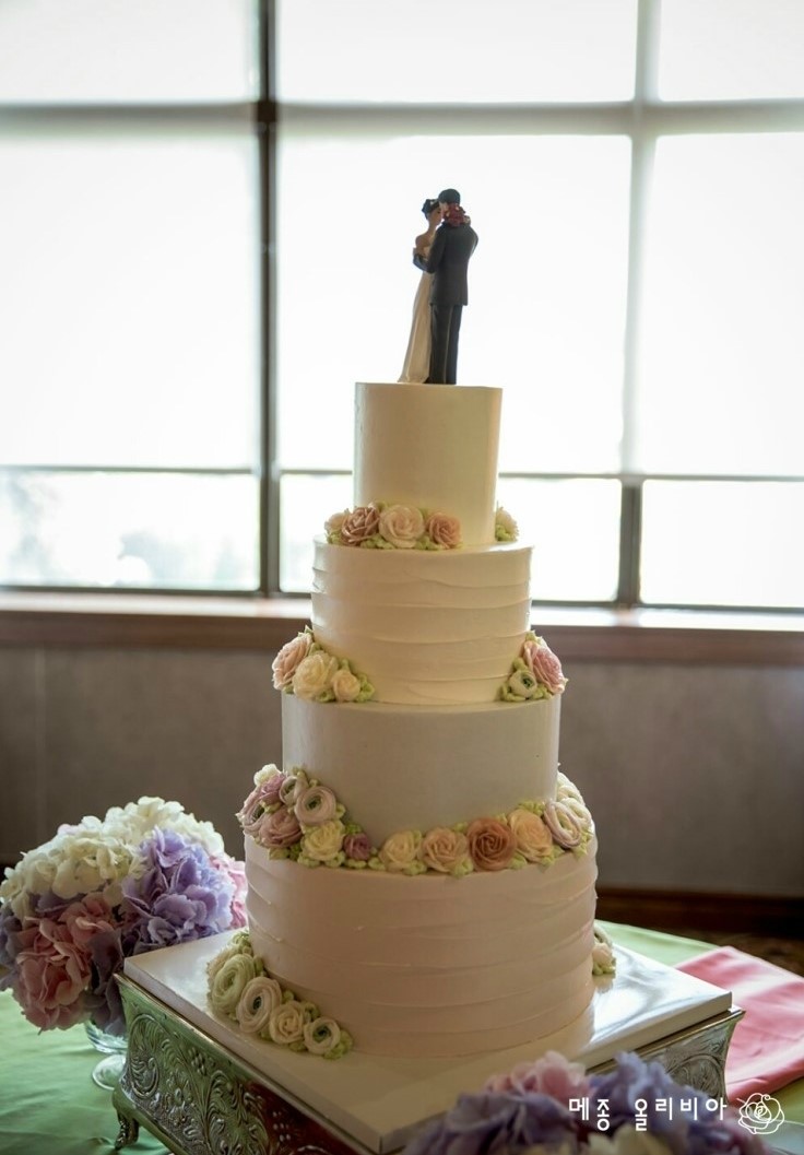 웨딩케이크. 웨딩케익 {메종올리비아} 대구플라워케이크 : 네이버 블로그