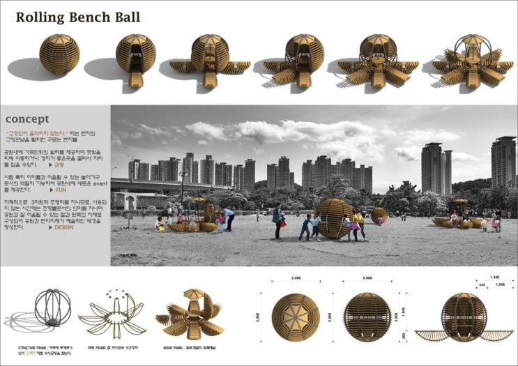 구르는 벤치 -Rolling Bench Ball : 네이버 블로그