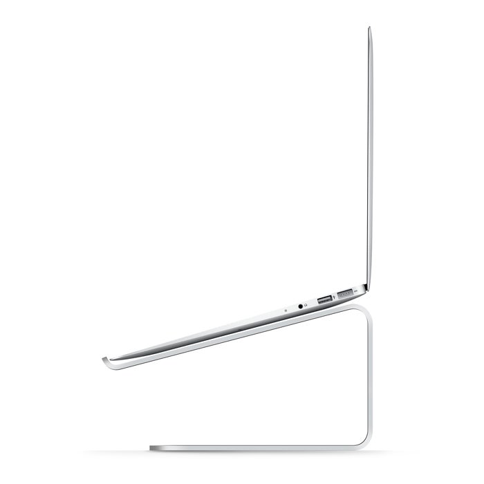 [ELAGO] L2 Stand For MacBook Silver 엘라고 맥북 거치대 광주애플스토어 맥북프로레티나 13형 15형 ...
