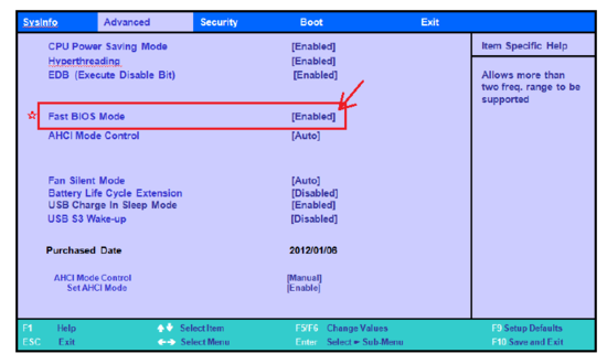 Fast BIOS Mode 란? : 네이버 블로그