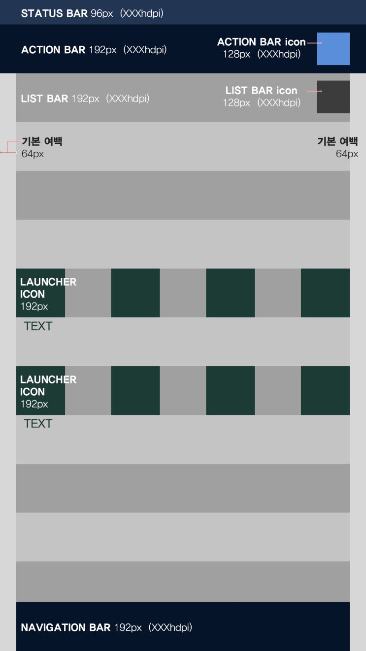 안드로이드 상태바 크기(Status bar size) : 네이버 블로그