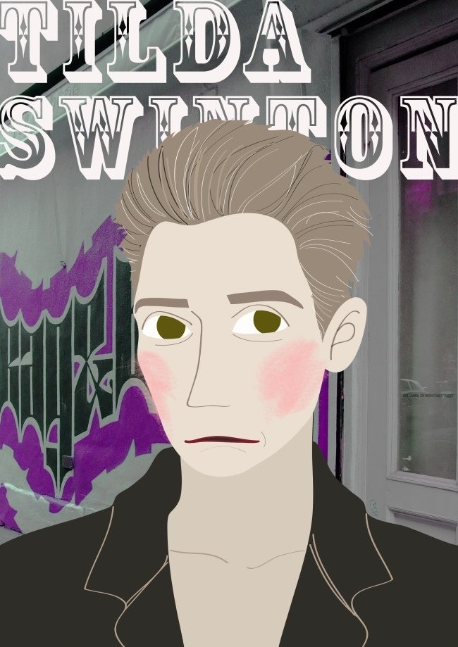 [초상화 프로젝트 100 ] 나의 영원한 뮤즈~~~~ 틸다 스윈턴 : 네이버 블로그