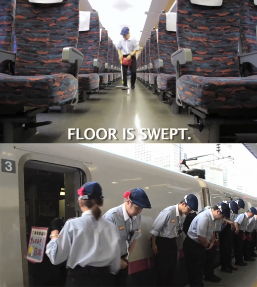 도쿄역의 볼거리, 日 고속철 청소업체 ‘텟세이’(TESSEI) : 네이버 블로그