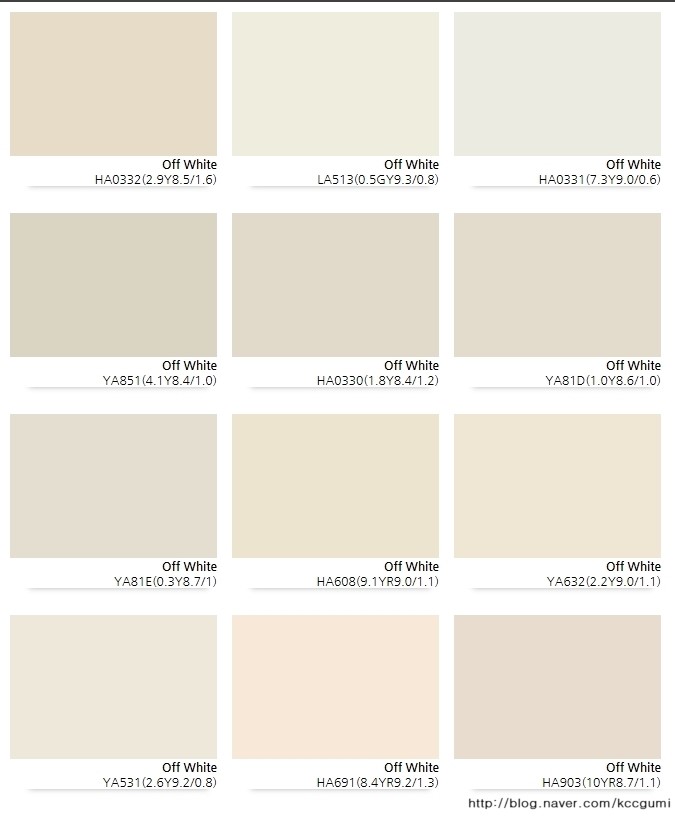 KCC칼라뱅크-1 : 네이버 블로그