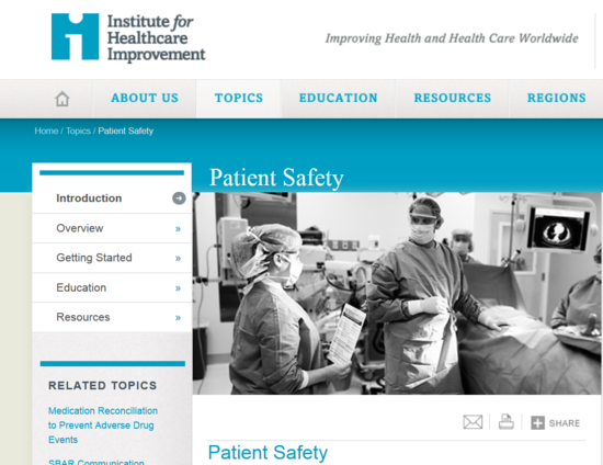 IHI; Institute for Healthcare Improvement : 네이버 블로그