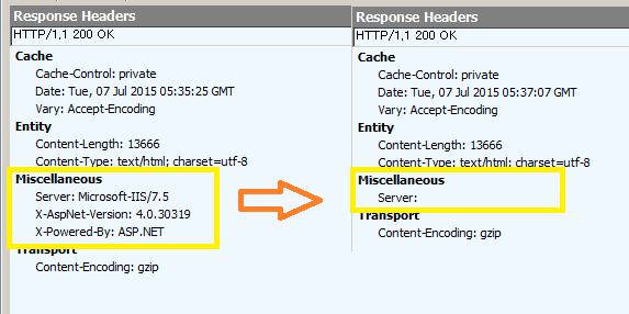 [HTTP Response Headers] IIS 서버에서 Response Header Remove Hidden : 네이버 블로그