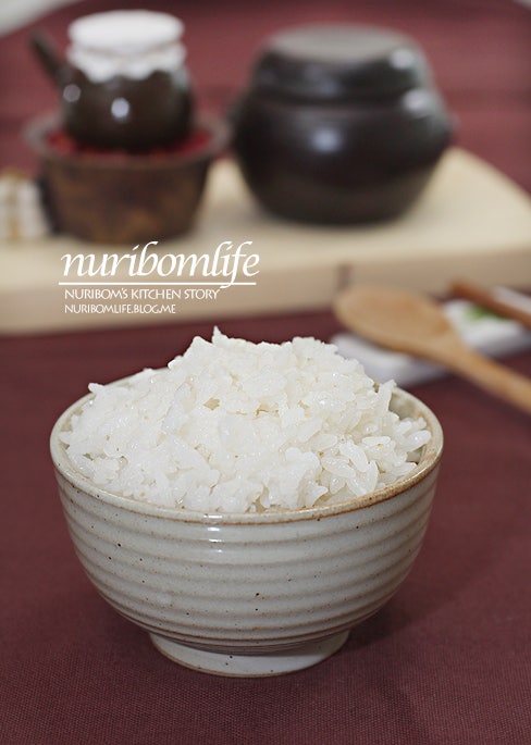 칼로리를 반으로~~ 흰쌀 곤약밥 다이어트 & 냄비밥하는법 : 네이버 블로그