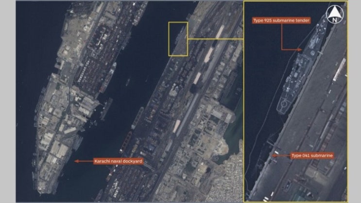 중국해군, Type-041급 잠수함 파키스탄 방문이 위성사진으로 확인 : 네이버 블로그