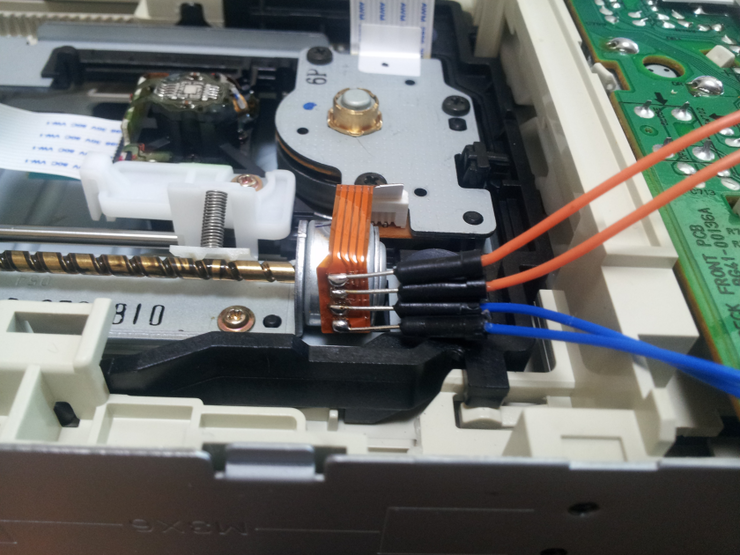 CD-ROM drive stepper motor 이용 2축 동시 제어 : 네이버 블로그