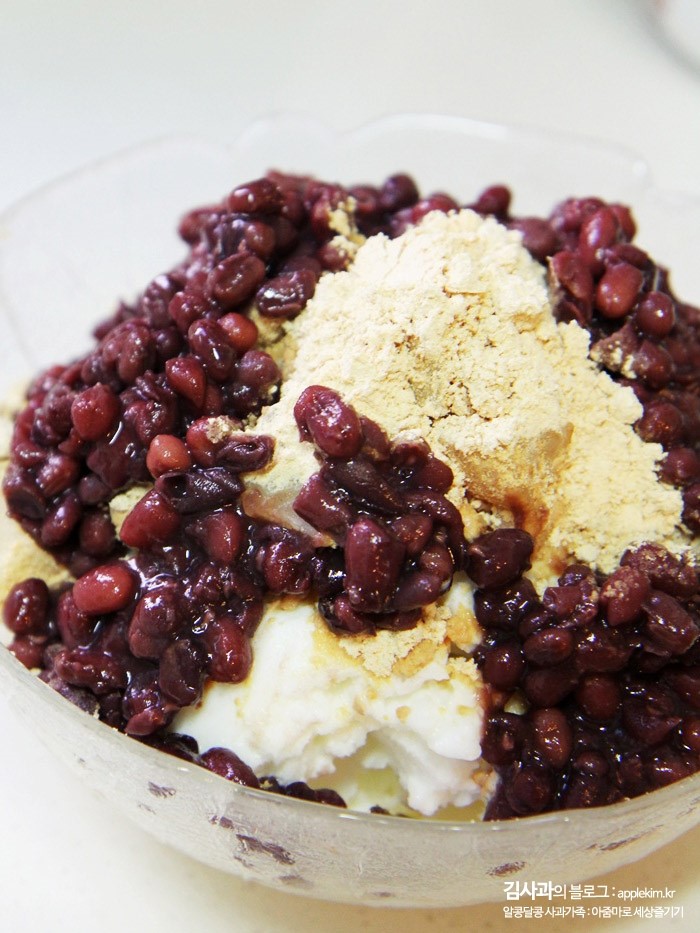 우유빙수만들기 : 집에서 인절미 팥빙수 만들기 우유얼음쉽게~ : 네이버 블로그