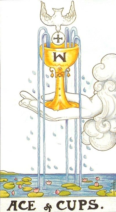 타로카드 배우기 - 컵 에이스 Ace of Cups : 네이버 블로그