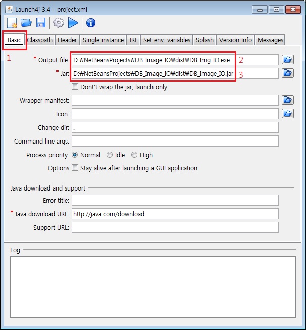 launch4j 사용하기 : 네이버 블로그