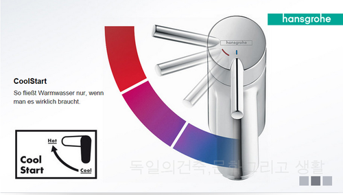 한스그로헤 Talis 싱글레버 욕실수전, Cool start 32057000 : 네이버 블로그